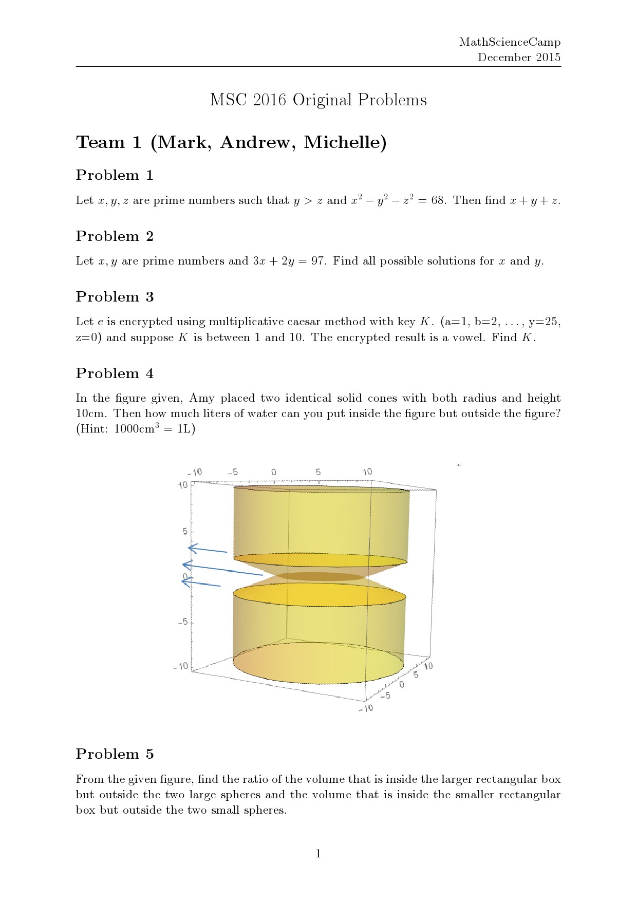 Extracurricular Activities | Math Science Camp