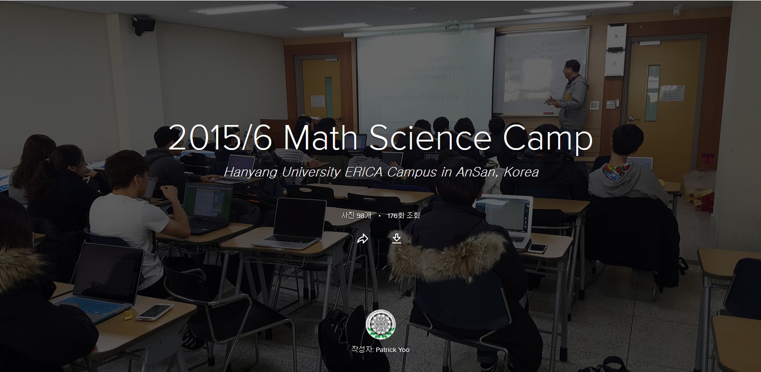 Youtube Diary | Math Science Camp